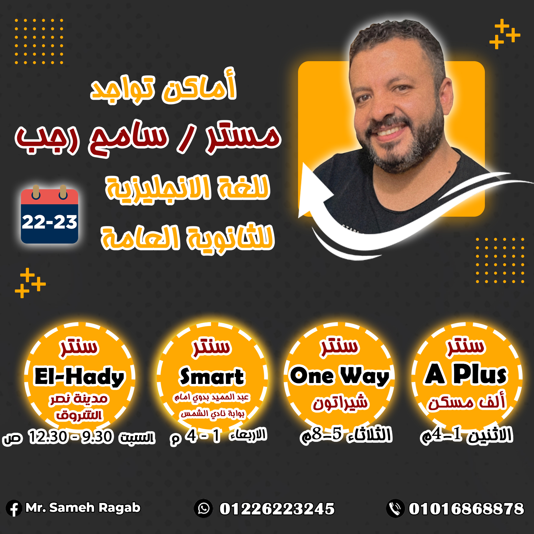 Where can I find Mr. Sameh Ragab